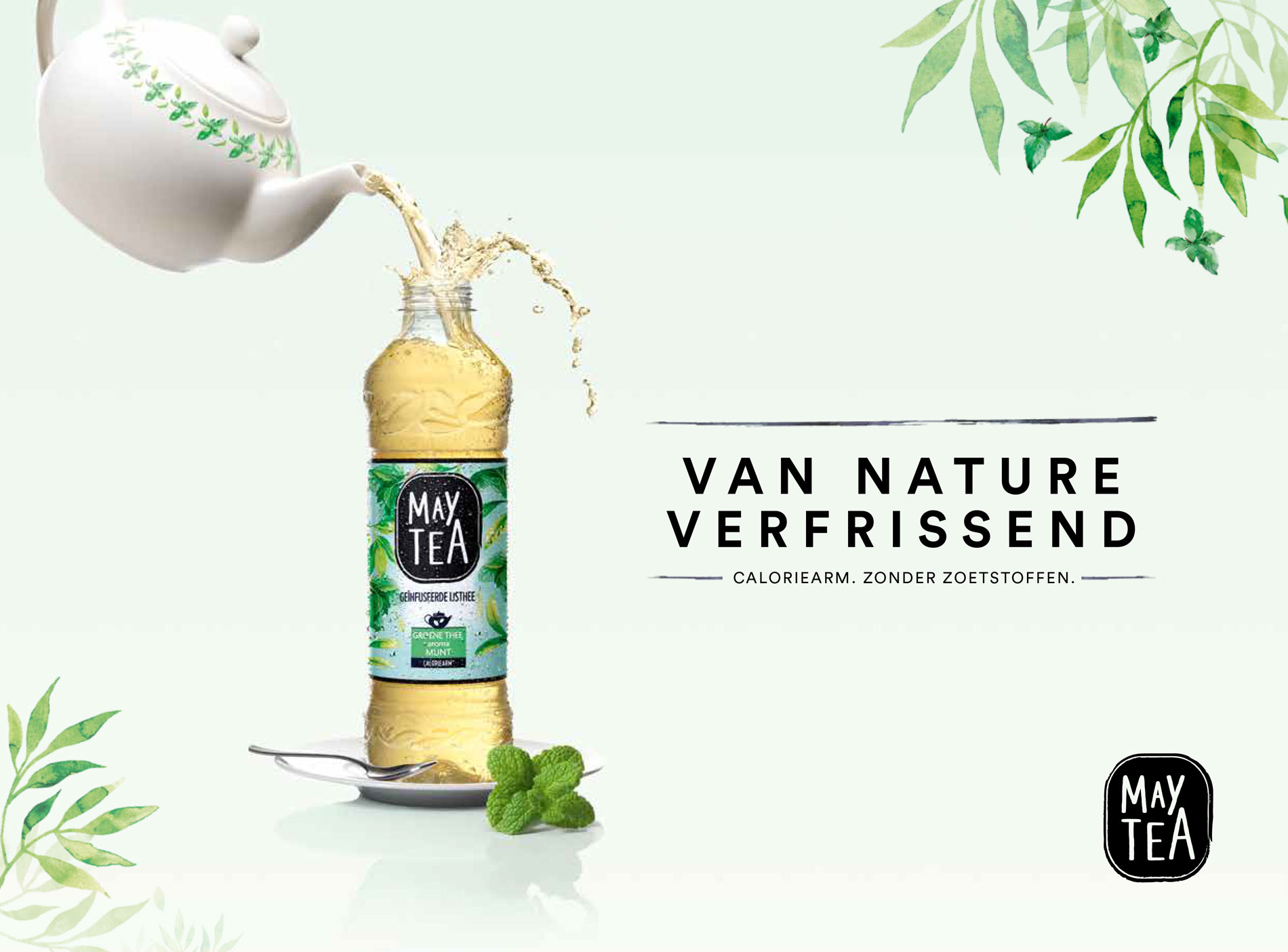 May Tea liquid styling - French Beans Food Photography